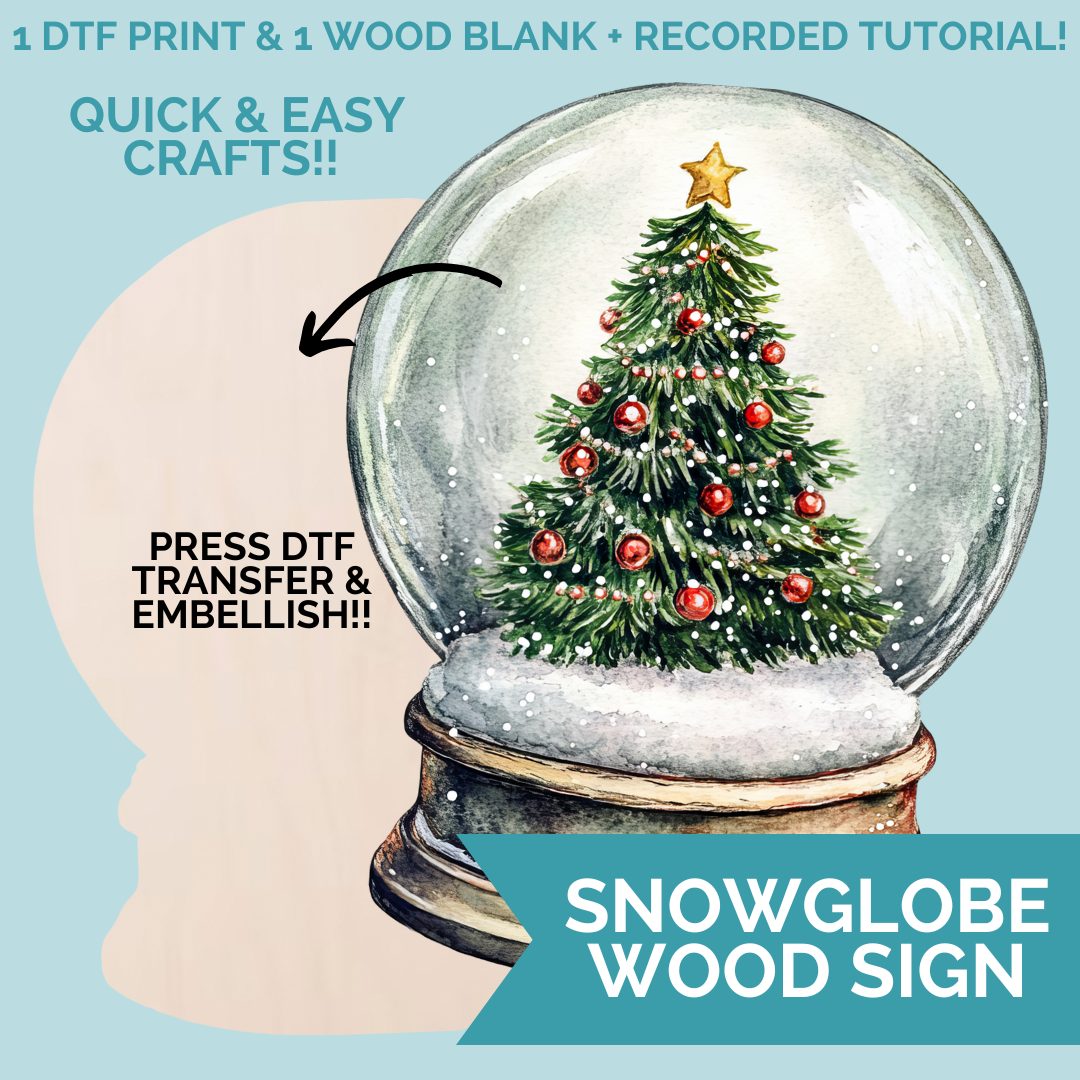 Tree Snow Globe Bundle | DIY Kits – Print Cut Craft