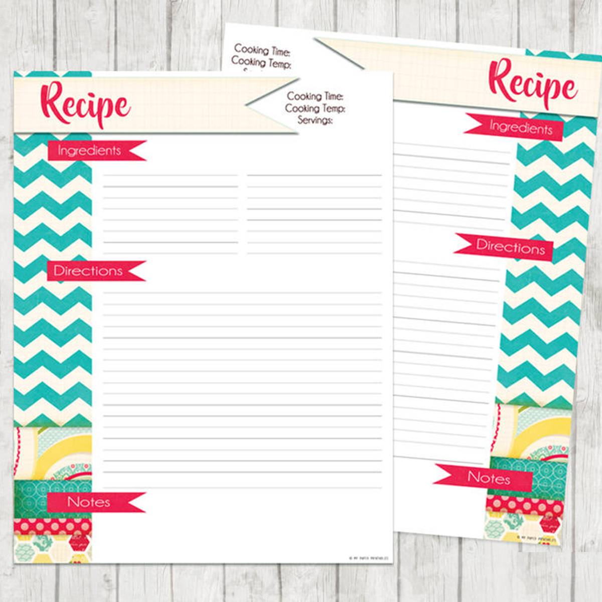 Kitchen Printable Kit – Print Cut Craft