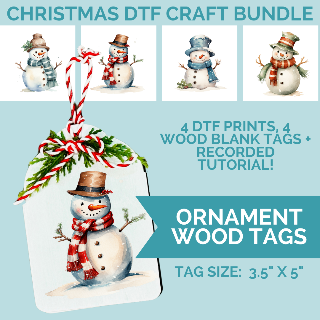 Holiday Tag DTF Craft Kit | DIY Kits – Print Cut Craft
