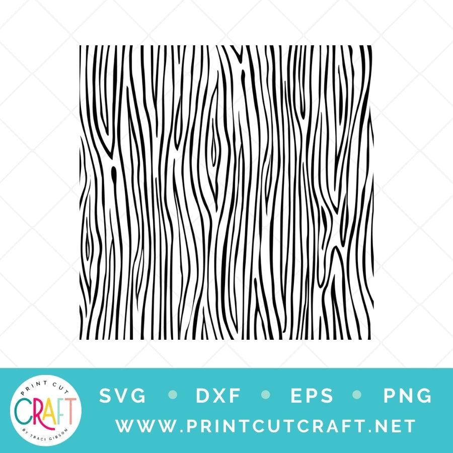 Wood Grain Tree SVG PNG DXF EPS – Print Cut Craft